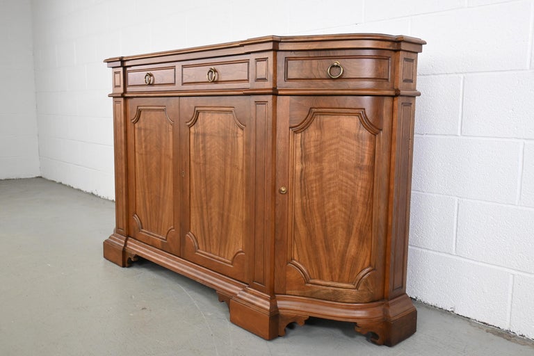 Baker Furniture Traditional Cherry Sideboard Credenza at 1stDibs