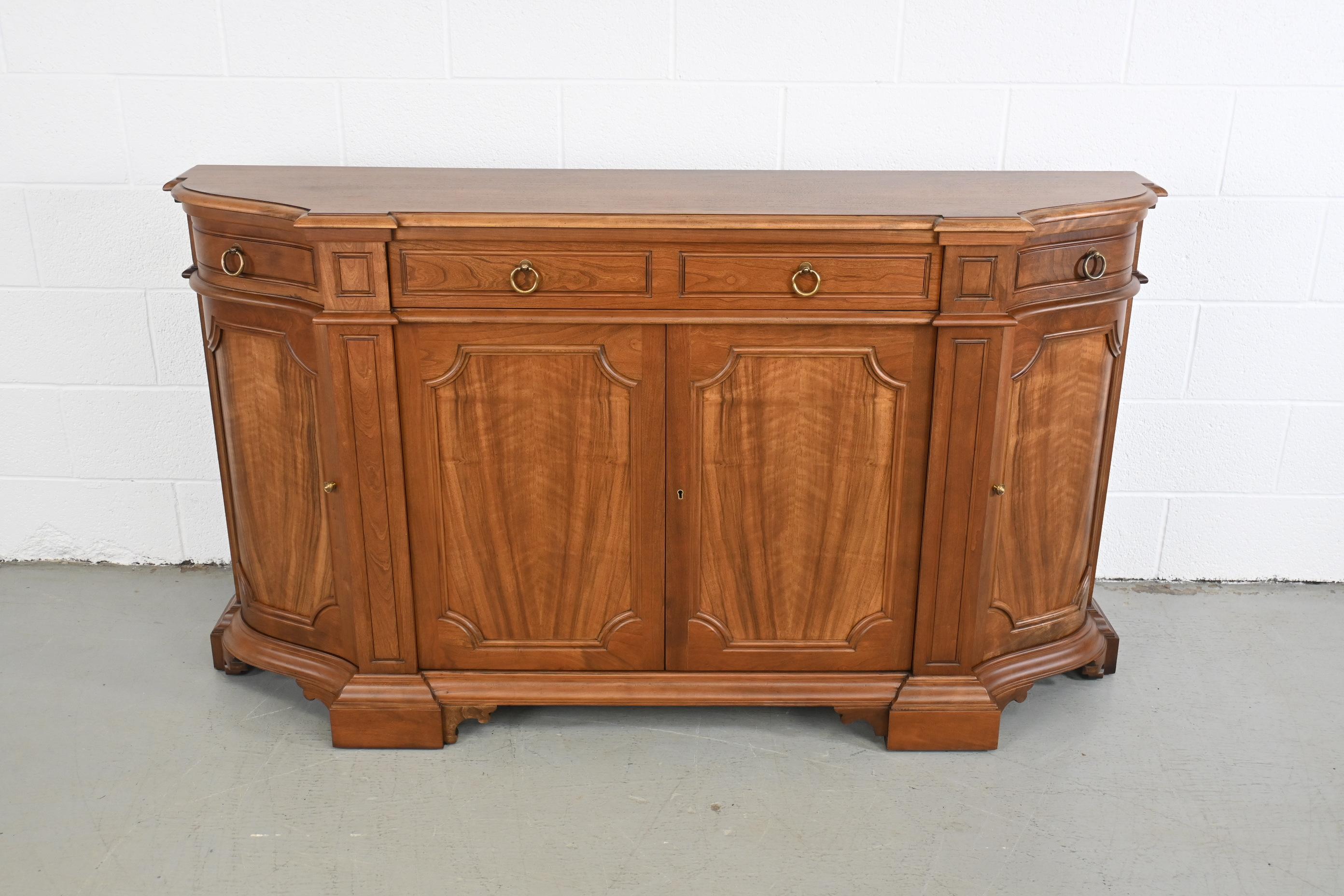 Baker Furniture Traditional Cherry Sideboard Credenza at 1stDibs