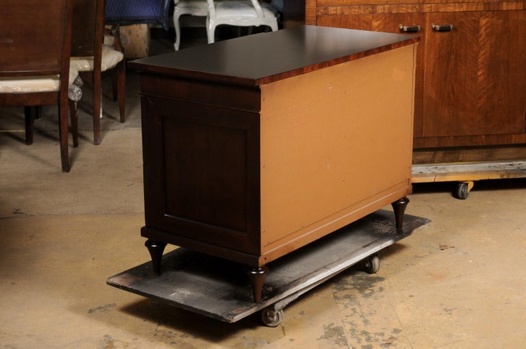 Baker Mahogany Lowboy Chest of Drawers Dresser For Sale at 1stDibs ...