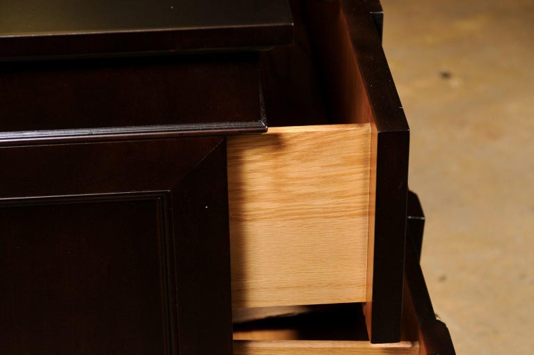 Baker Mahogany Lowboy Chest of Drawers Dresser For Sale at 1stDibs ...