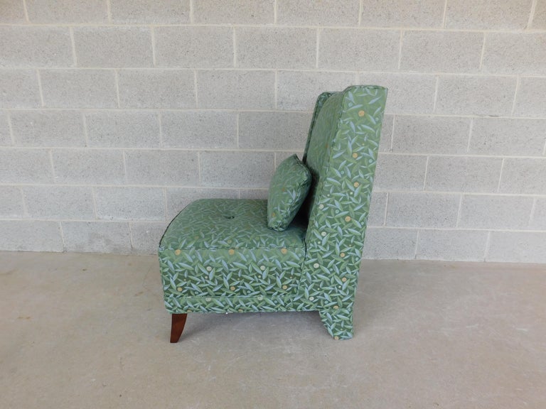 Baker Regency Style Slipper Chair For Sale at 1stDibs