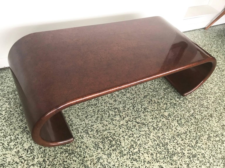 Modern Contemporary Scroll Coffee Table at 1stDibs