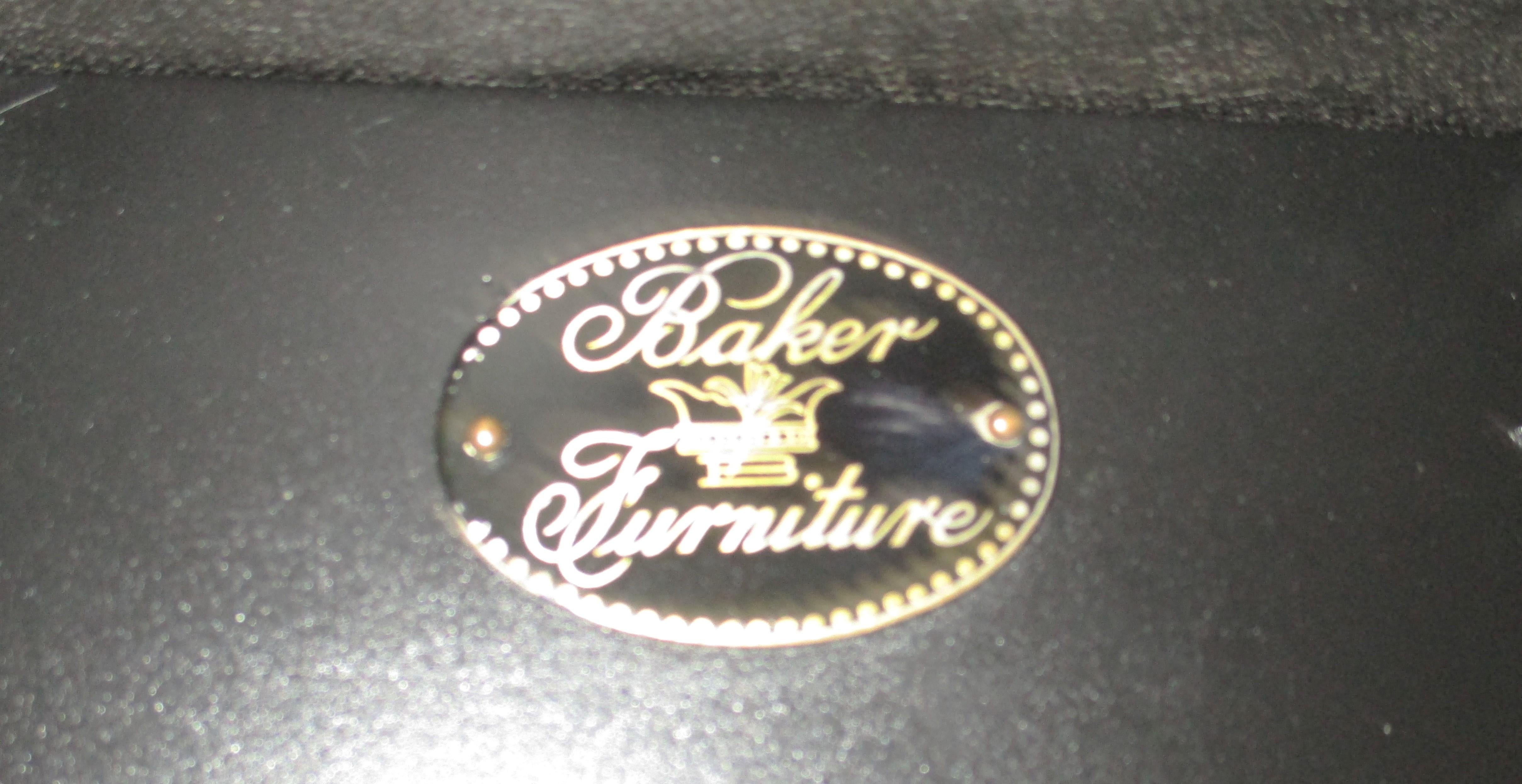 Baker Stool with African Upholstery by Michael Taylor For Sale at 1stDibs