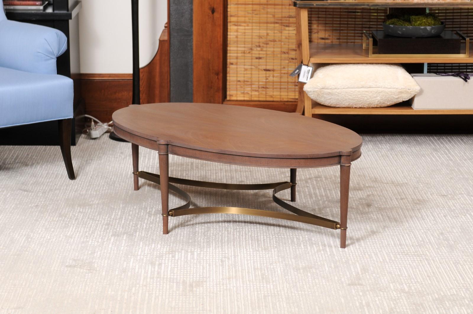 Baker, Thomas Pheasant Oval Cocktail Table For Sale at 1stDibs | thomas baker bridgeton nj