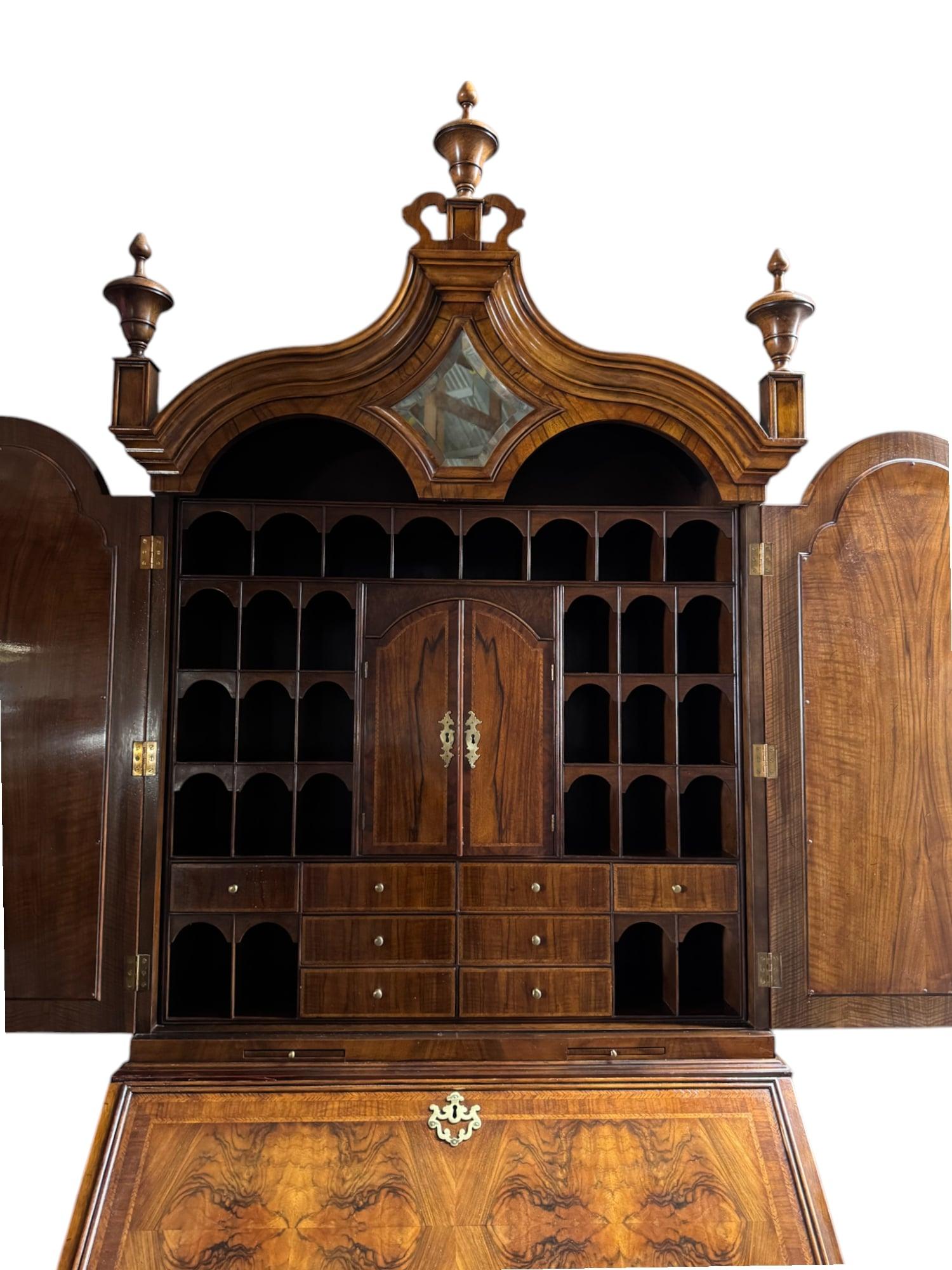 Baker's Stately Home Collection, Queen Ann Bureau Cabinet For Sale at ...