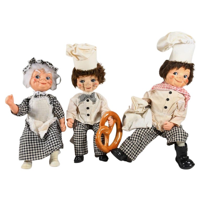 Bakery Doll and Other Plastic Figurines, Vintage Condition 1g59 For ...
