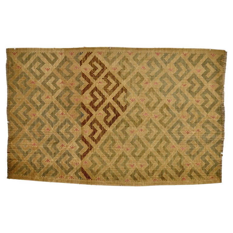 Bakuba Carpet with Asymmetrical Design For Sale at 1stDibs