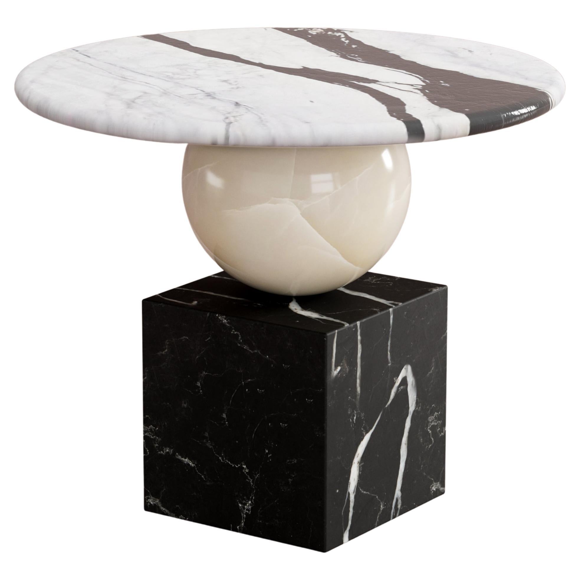Balance Lotus Side Table and Lotus Coffee Table For Sale at 1stDibs