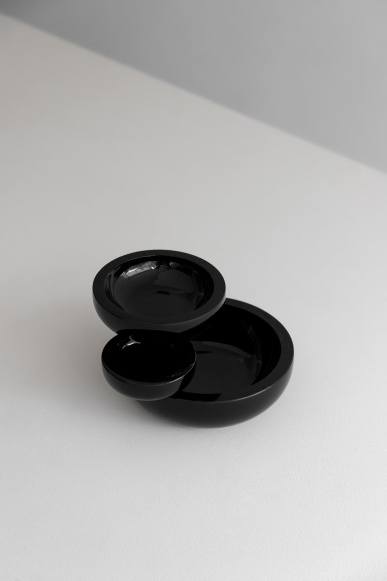 Balancing Obsidian Sculptural Bowl from the Balance Collection by Joel ...