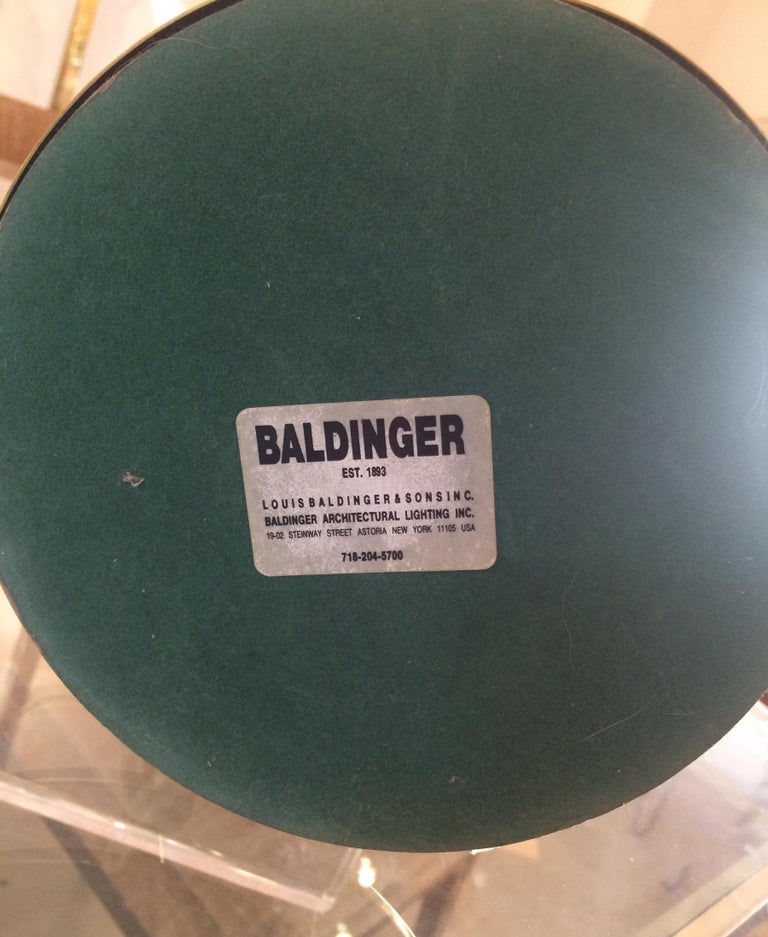 Baldinger Architectural Adjustable Brass Table Lamps For Sale at 1stDibs