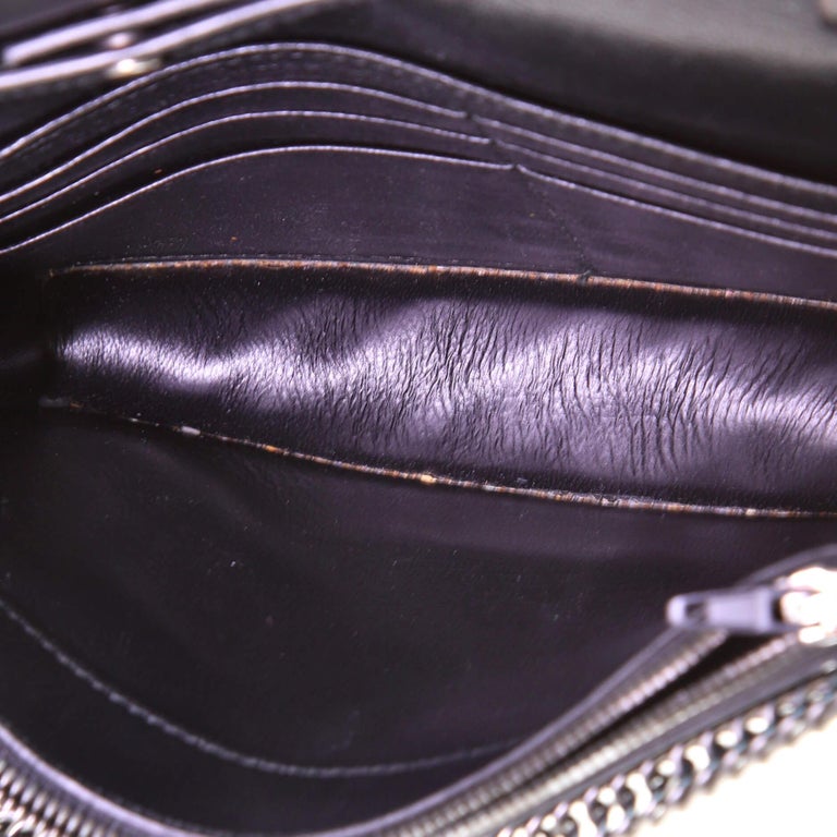 Balenciaga BB Chain Wallet Embossed Leather at 1stDibs