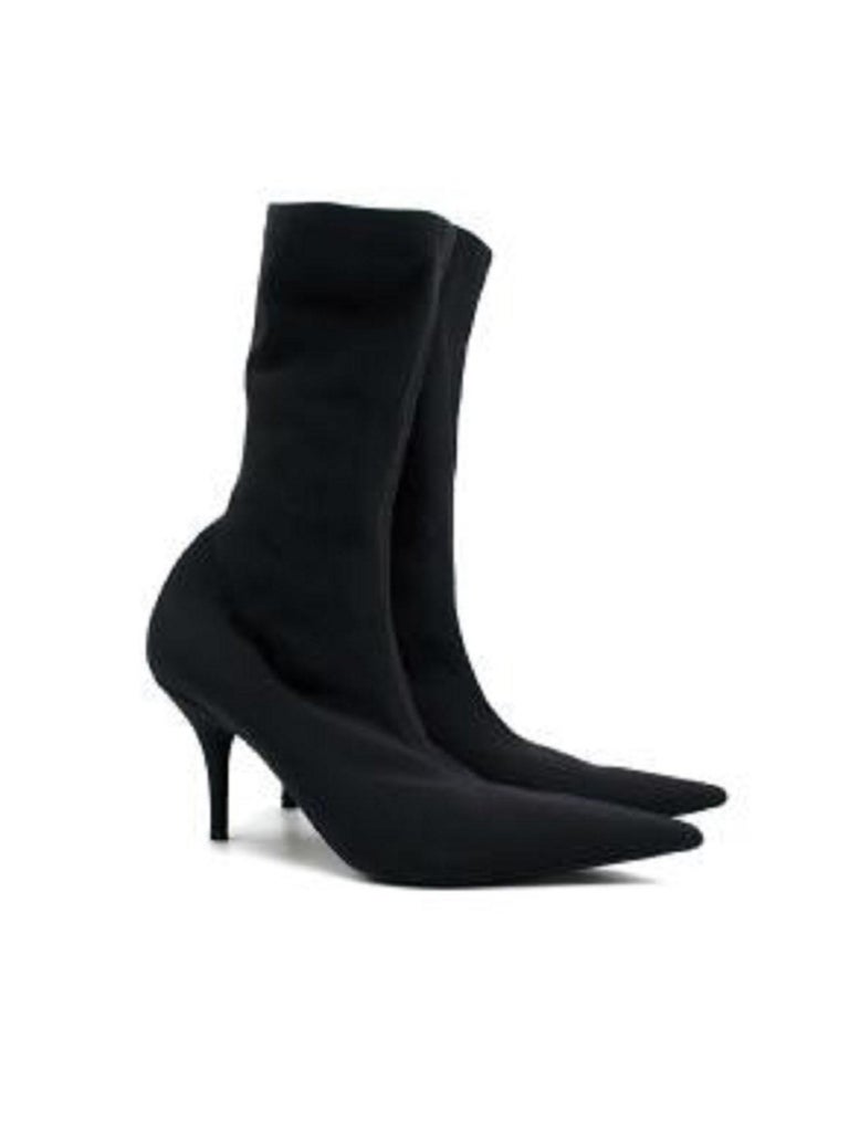 Balenciaga Black Ankle Sock Boots For Sale at 1stDibs