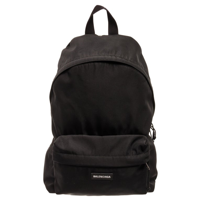 Balenciaga Black Canvas Explorer Backpack For Sale at 1stDibs
