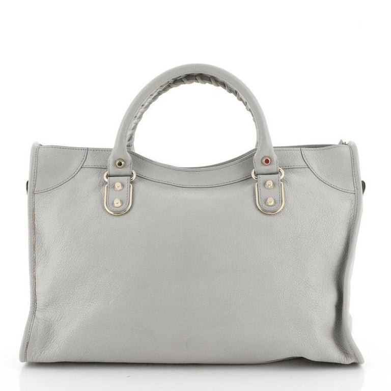 Balenciaga City Classic Metallic Edge Bag Leather Medium at 1stDibs ...