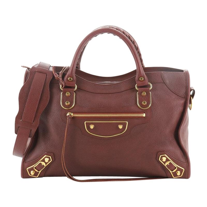 Balenciaga City Classic Metallic Edge Bag Leather Medium at 1stDibs ...