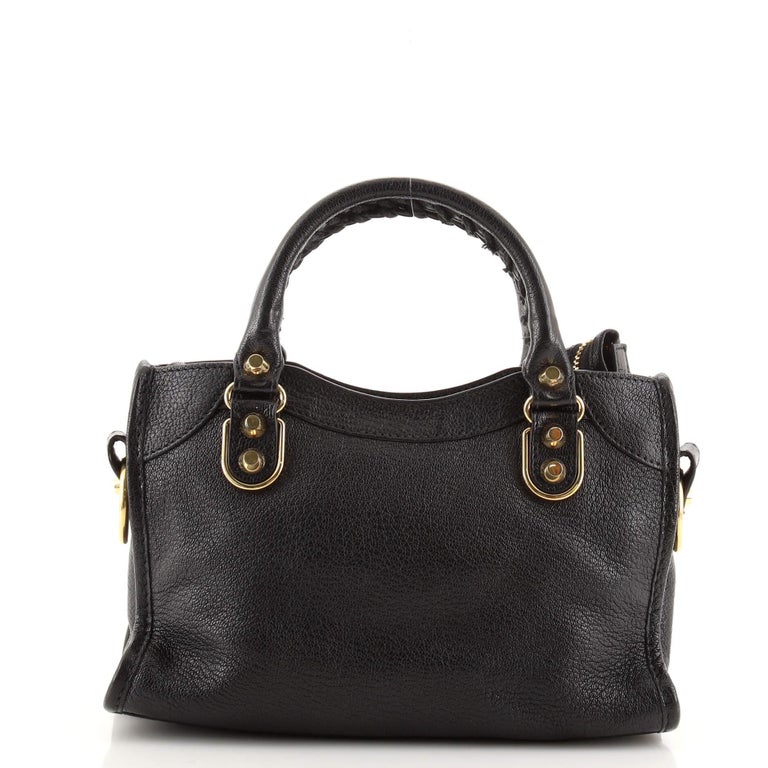 Balenciaga City Classic Metallic Edge Bag Leather Mini at 1stDibs