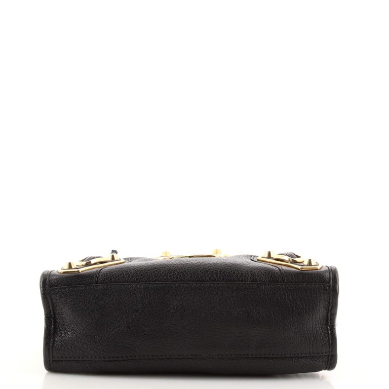 Balenciaga City Classic Metallic Edge Bag Leather Mini at 1stDibs