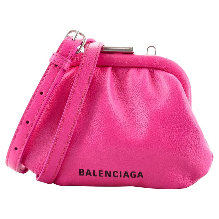 Balenciaga Cloud Coin Purse with Strap Leather at 1stDibs