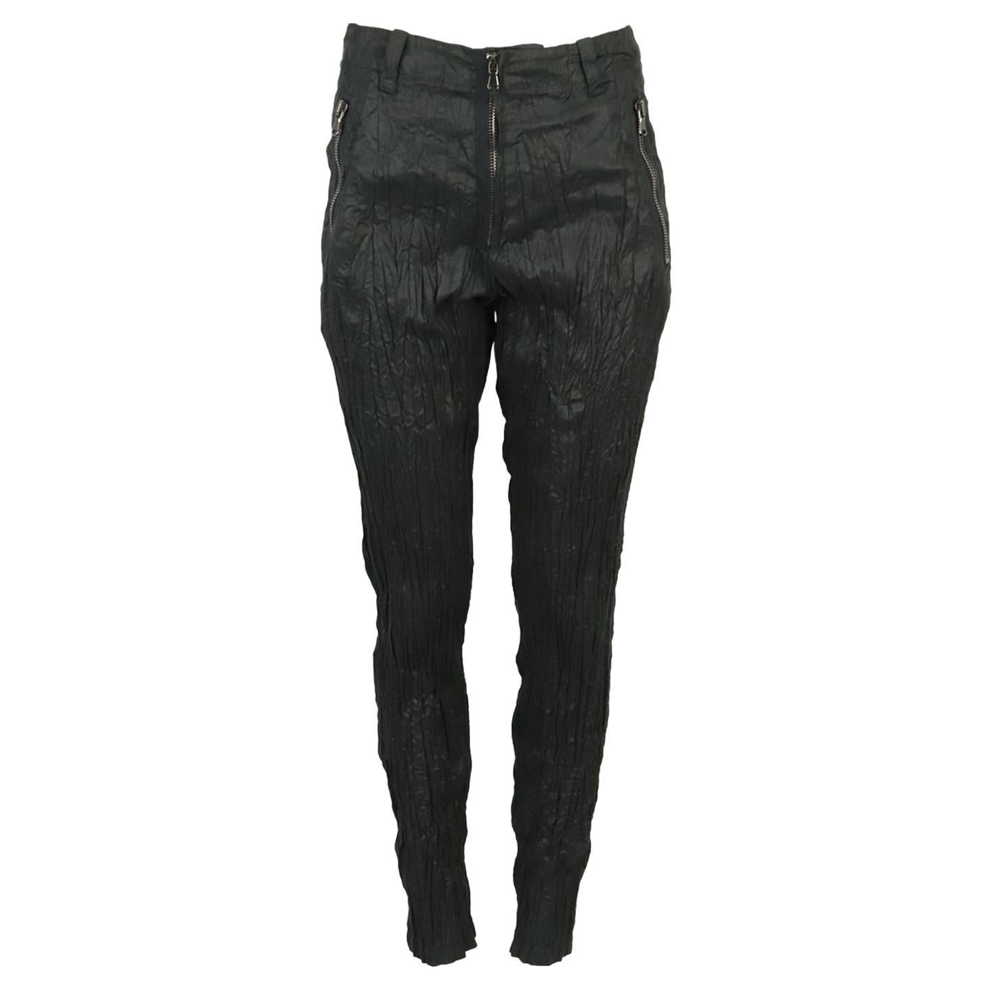 Balenciaga printed leather pants at 1stDibs | balenciaga leather trousers