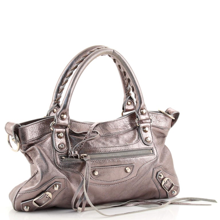 Balenciaga First Classic Studs Bag Leather at 1stDibs