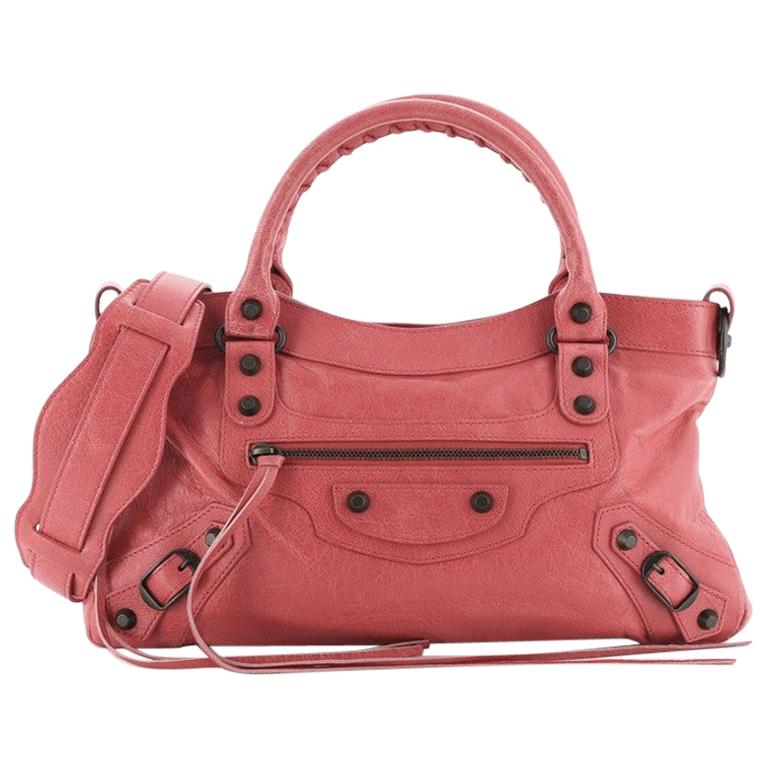 Balenciaga First Classic Studs Bag Leather at 1stDibs