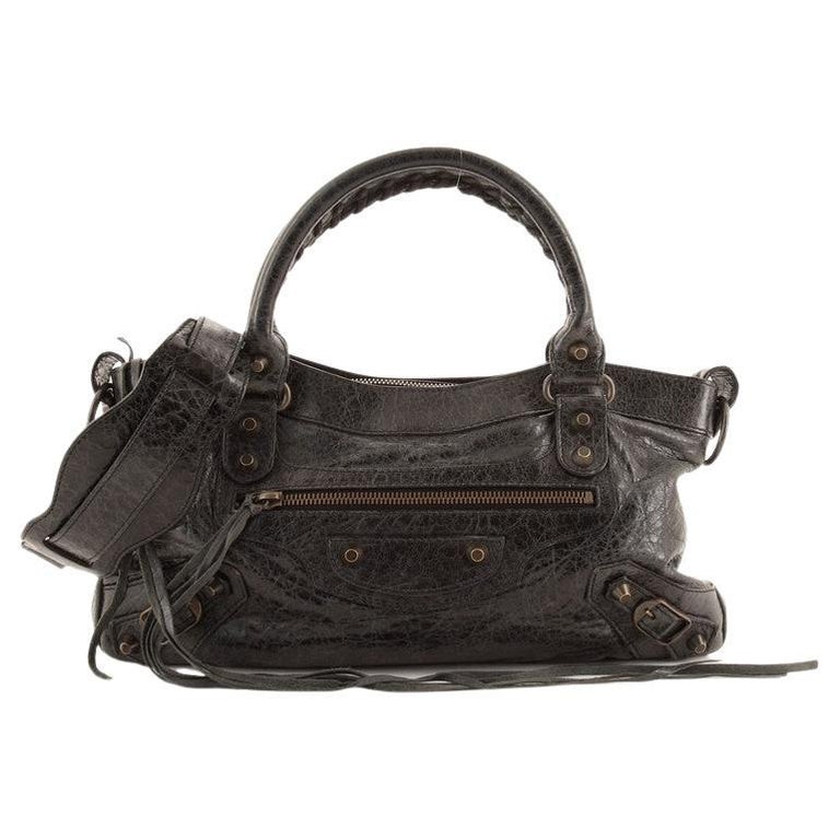 Balenciaga First Classic Studs Bag Leather at 1stDibs