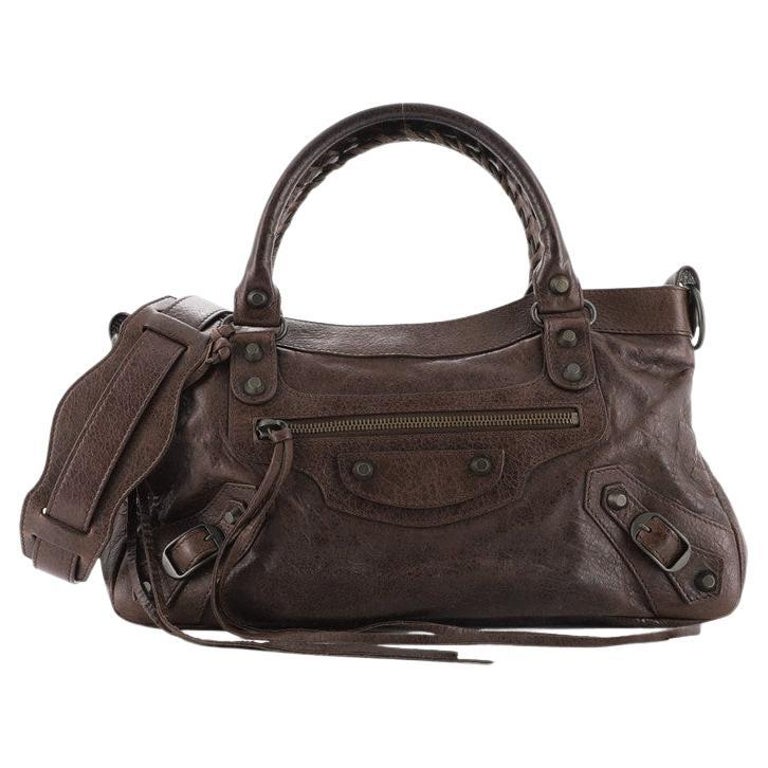 Balenciaga First Classic Studs Bag Leather at 1stDibs