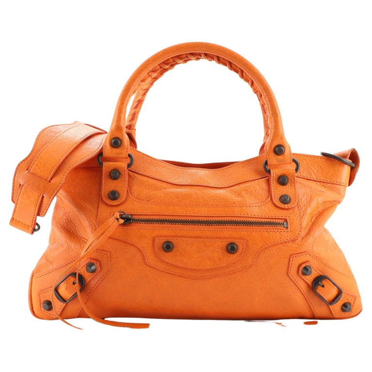 Balenciaga First Classic Studs Bag Leather at 1stDibs