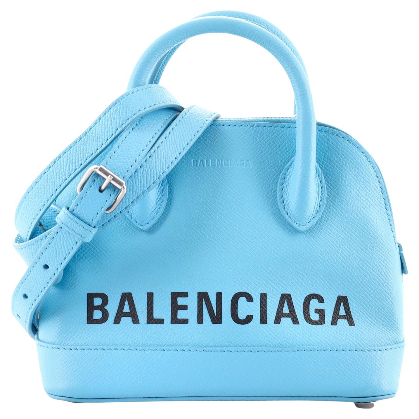 Balenciaga Logo Ville Bag Leather XXS at 1stDibs | balenciaga bag ...