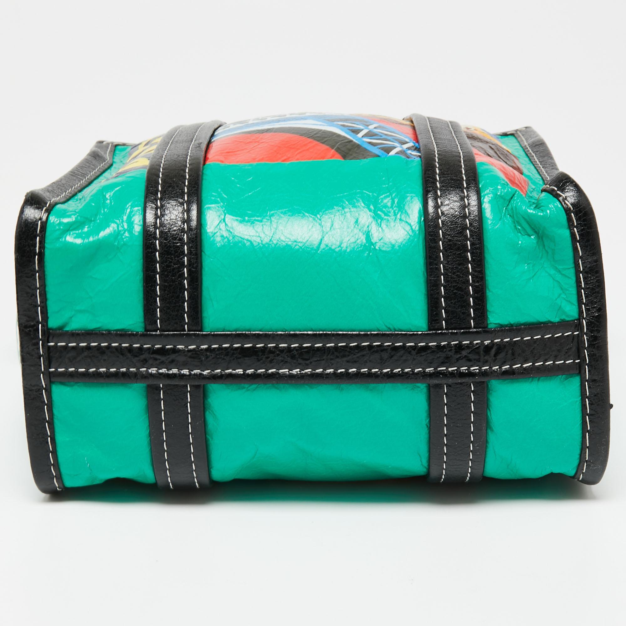 Balenciaga Multicolor Leather Paris Bazar Tote For Sale at 1stDibs ...