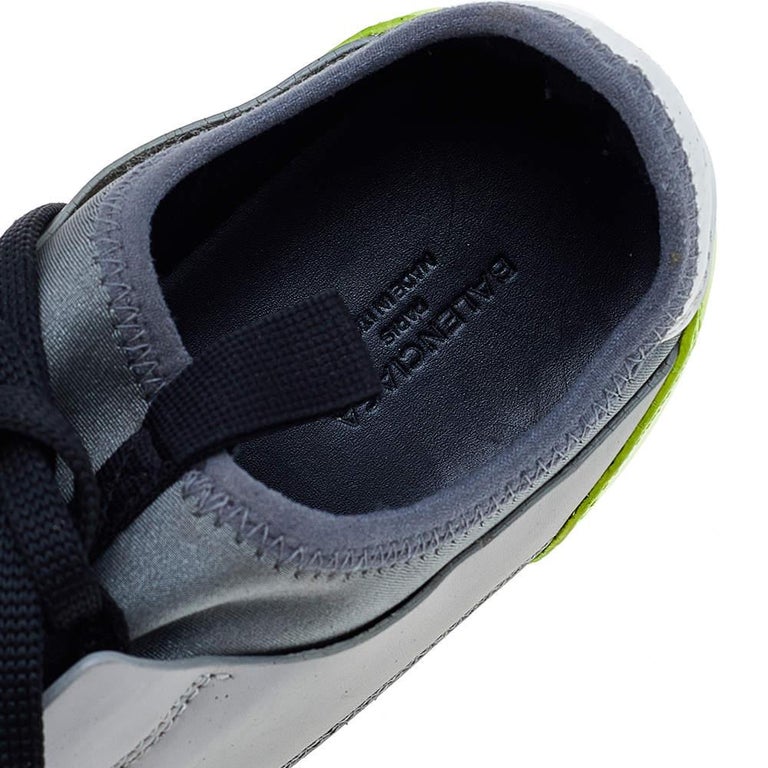 Balenciaga Multicolor Mesh And Leather Race Runner Sneakers Size 39 For ...