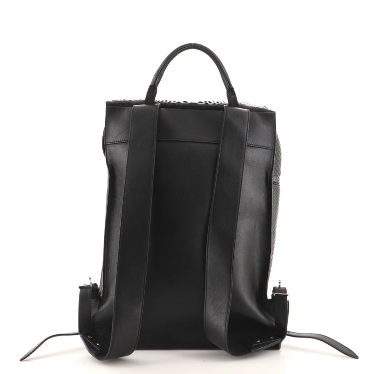 Balenciaga Phileas Backpack Python and Leather at 1stDibs