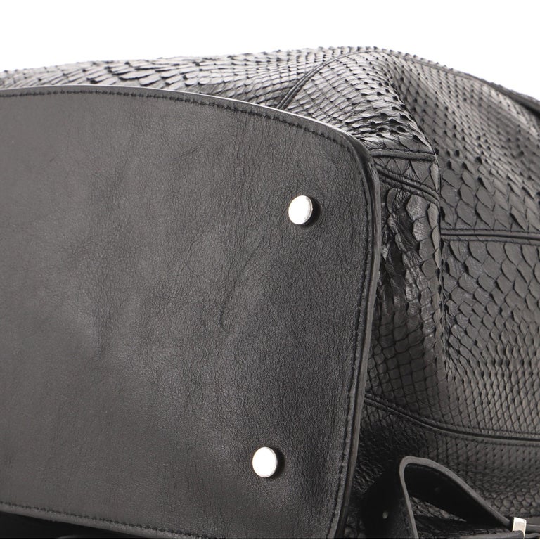 Balenciaga Phileas Backpack Python and Leather at 1stDibs