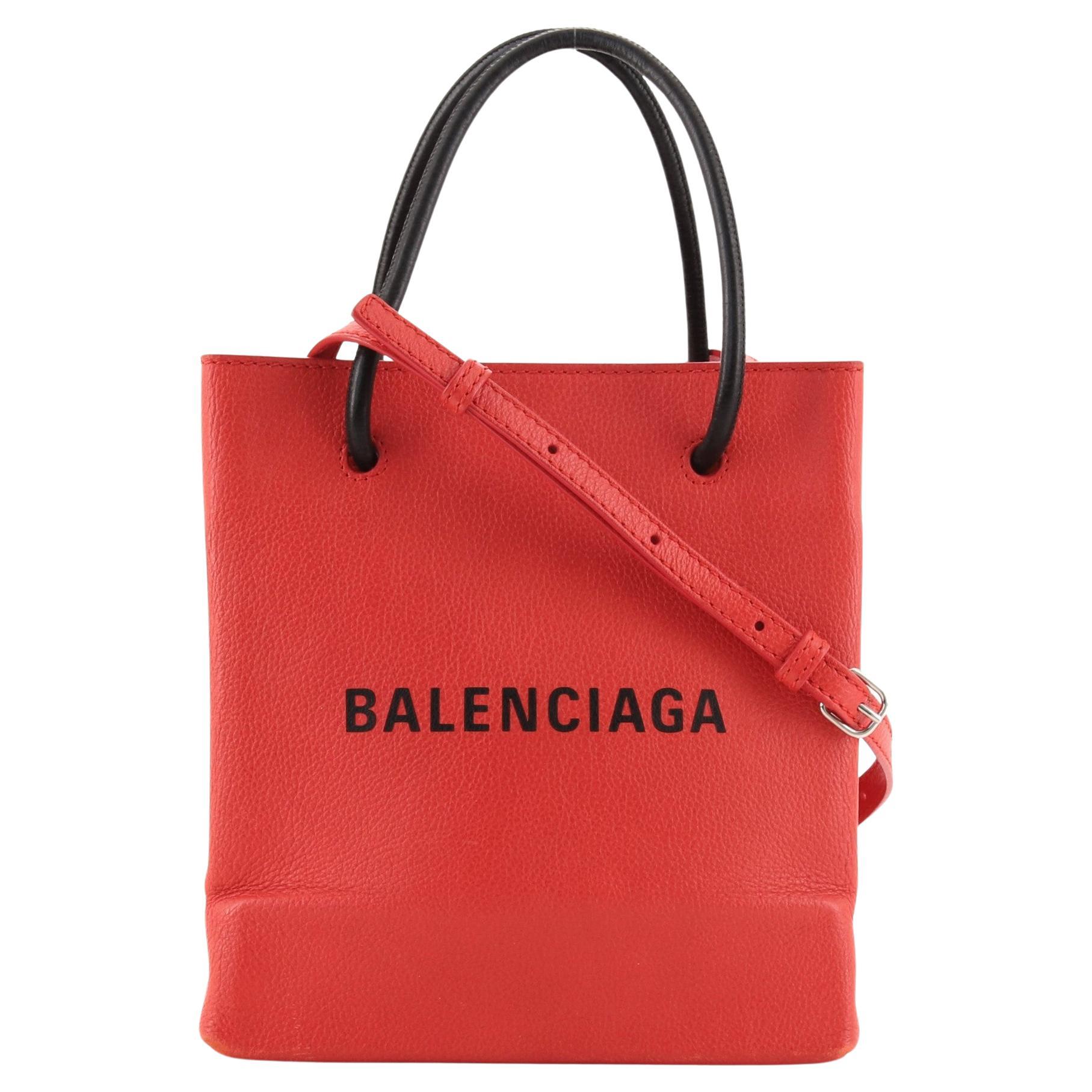 Balenciaga Red Leather Giant 21 Gold Hardware RTT Bag at 1stDibs