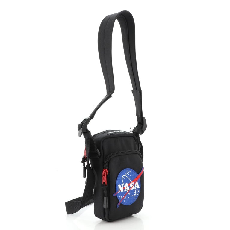 Balenciaga Space Phone Holder Embroidered Nylon at 1stDibs