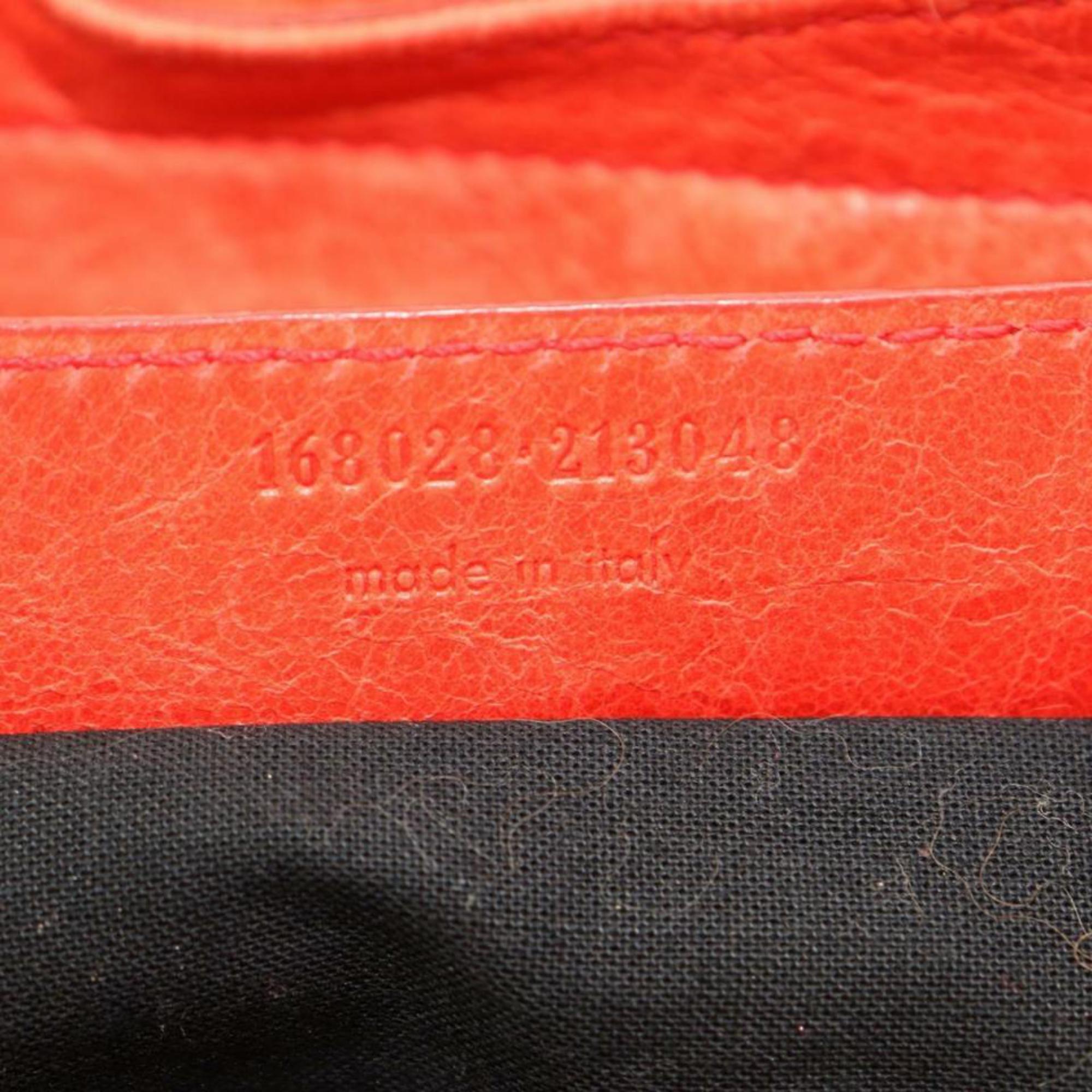 Balenciaga The City 2way 870134 Red Leather Shoulder Bag For Sale at ...