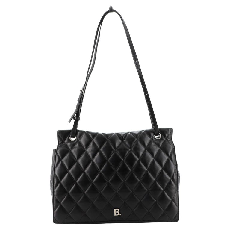 Balenciaga Touch B. Handbag Quilted Leather Large For Sale at 1stDibs