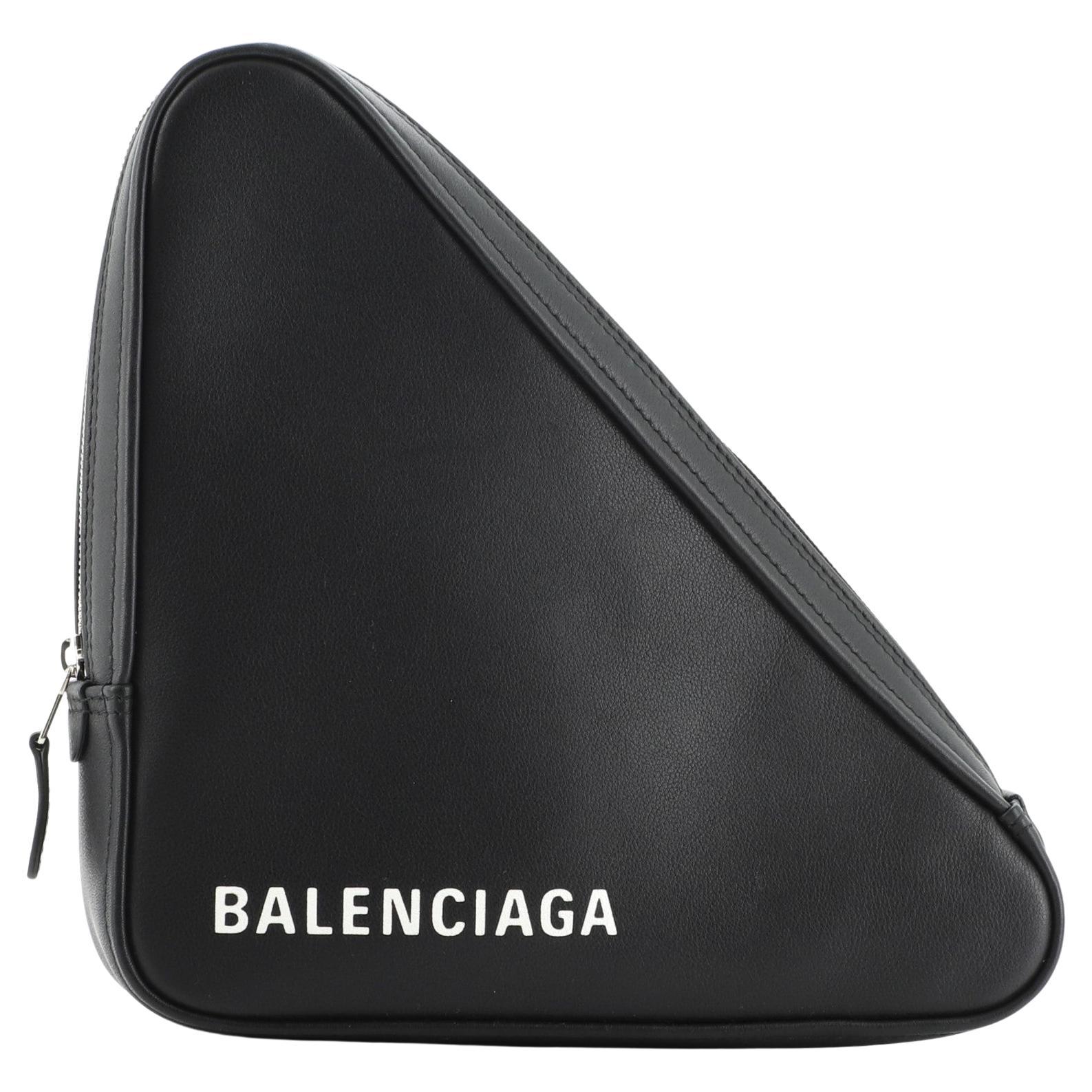 Balenciaga B Dot Wallet on Chain Leather at 1stDibs
