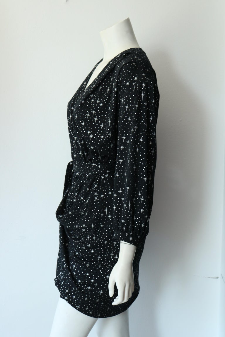 Balenciaga Uplift Star Print Jersey Dress For Sale at 1stDibs ...