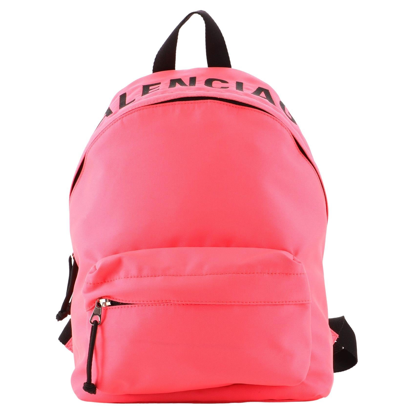 Chopard Genève Pink Nylon Backpack with Battery Operated Clock at ...