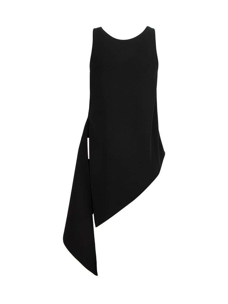 Balenciaga Women's 2014 Black Asymmetric Droopy Tail Tank Top For Sale ...