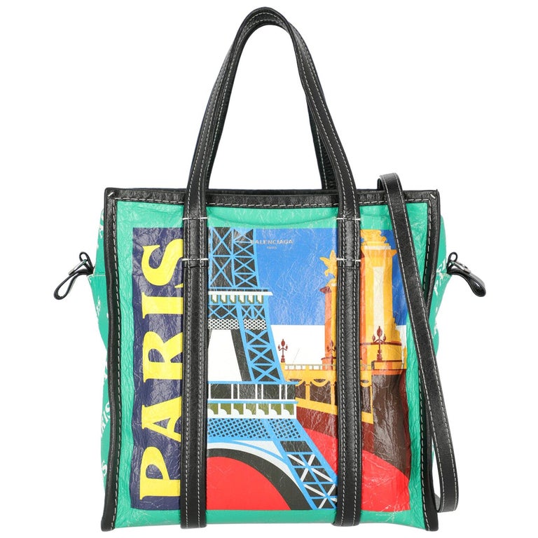Balenciaga Women's Tote Bag Bazaar Multicolor Leather For Sale at 1stDibs