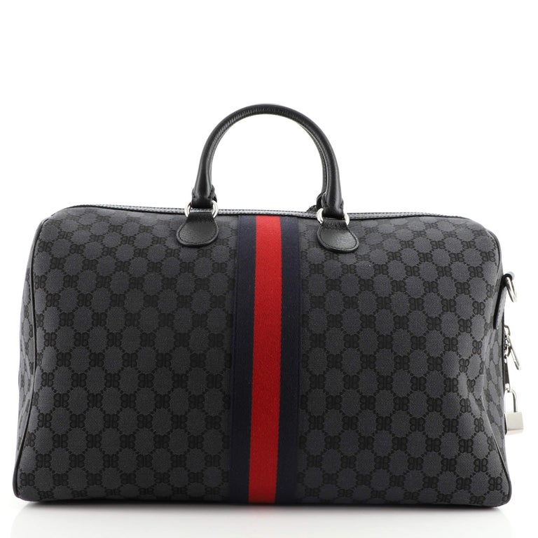 Balenciaga x Gucci The Hacker Project Duffle Bag Graffiti BB Canvas ...