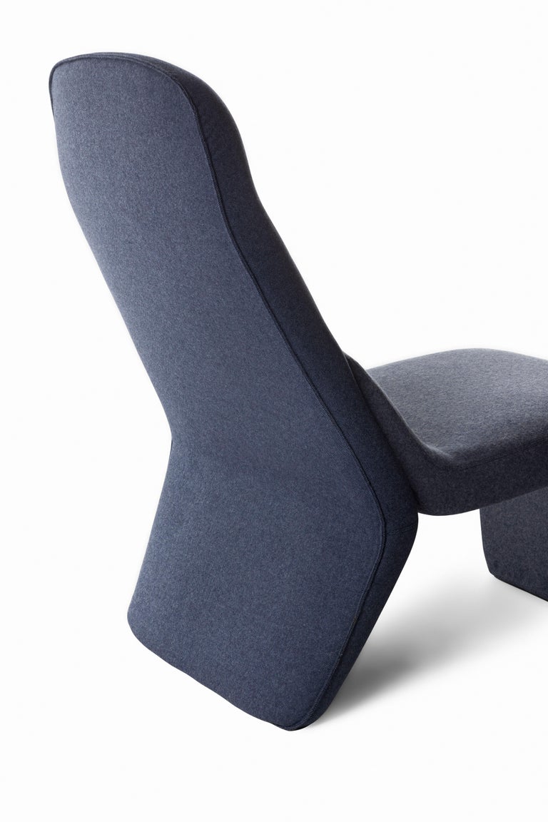 Baleri Italia Tape Chaise Lounge in blauem Stoff:: Radice Orlandini ...