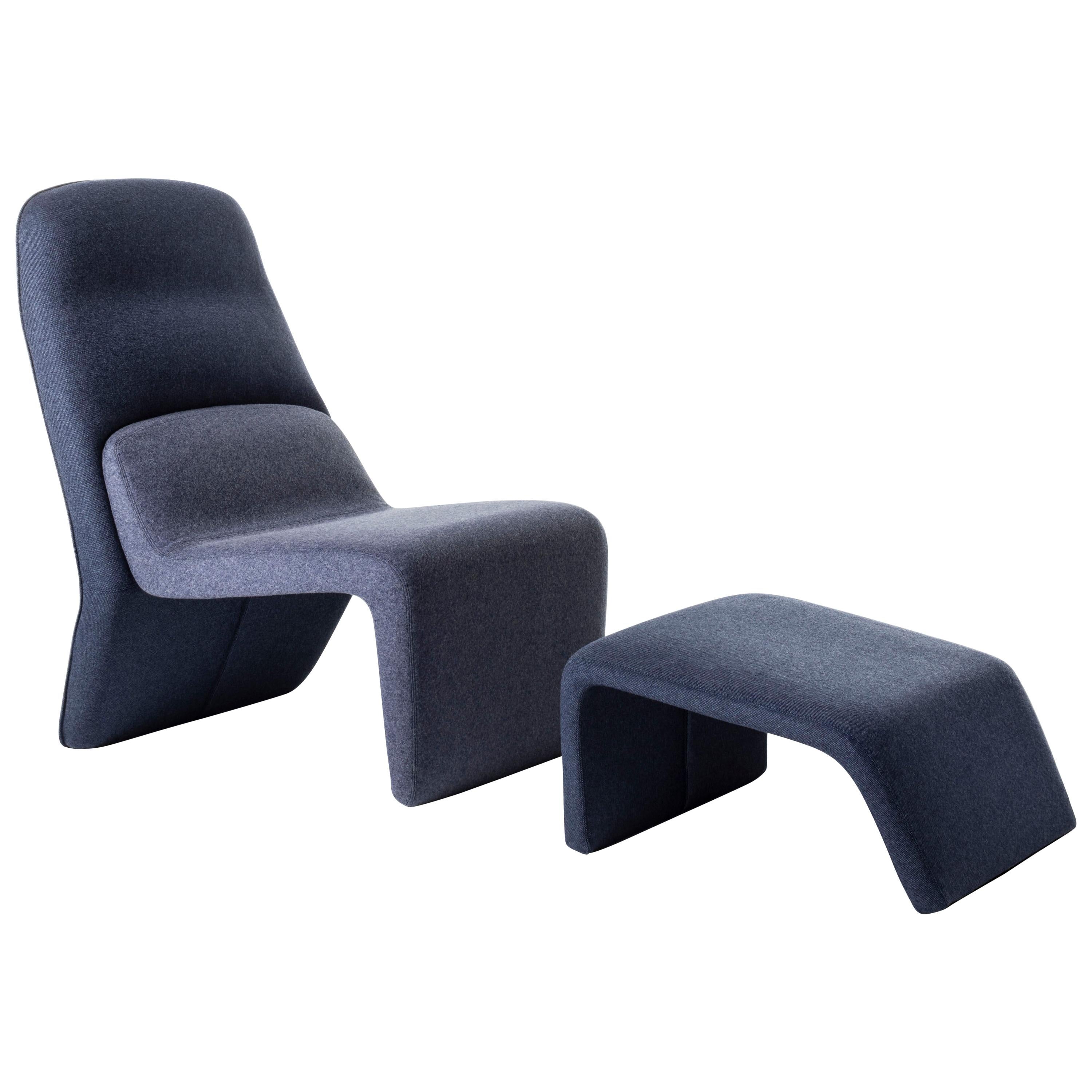 Cerruti Baleri Italia “Caprichair” Armchair in Boucle Fabric For Sale ...