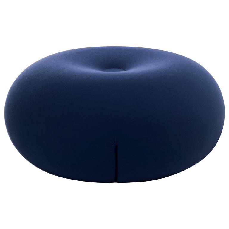 Baleri Italia Tatone Pouf in Blue Fabric by Enrico Baleri and Denis ...