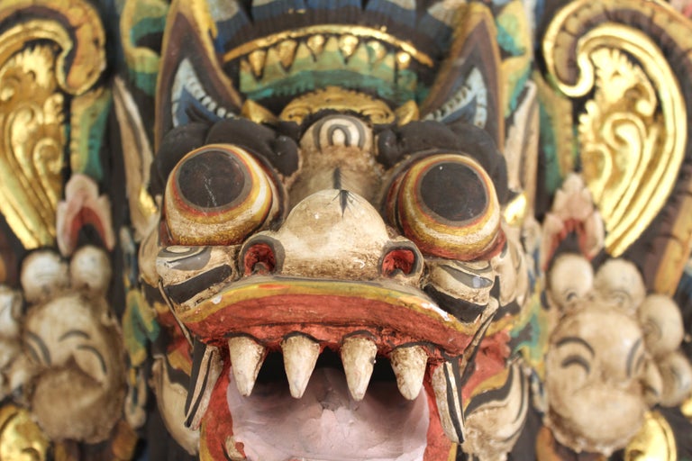 Balinese Barong Dance Mask at 1stDibs