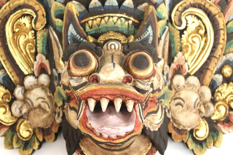 Balinese Barong Dance Mask at 1stDibs