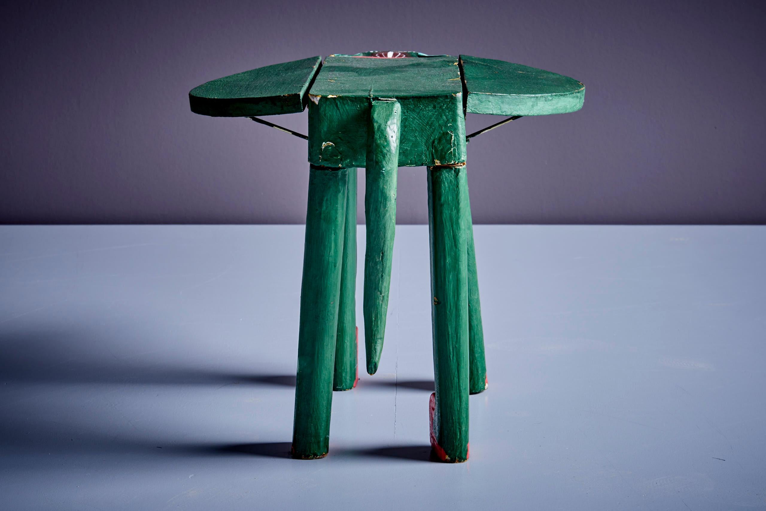 Balinese side table in form of a cat For Sale at 1stDibs