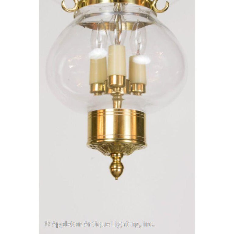 Ball and Ball Colonial Bell Jar Lantern For Sale at 1stDibs